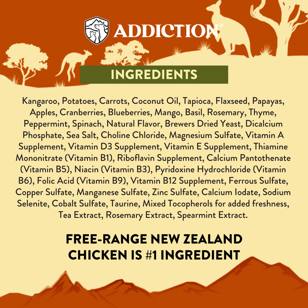 Outback Kangaroo Feast Air-Dried Dog Food 910g – Addiction NZ