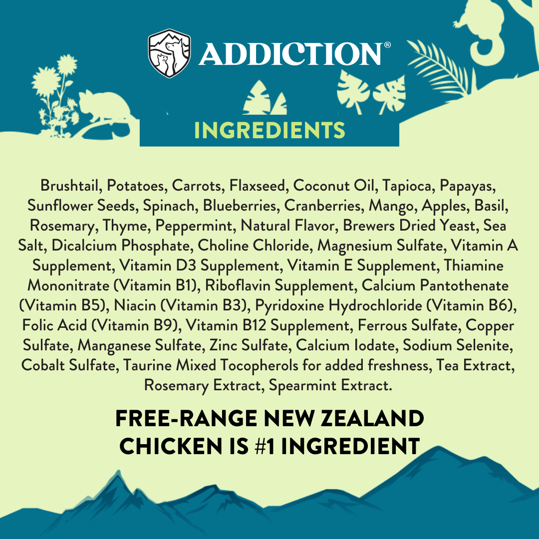 Perfect Summer Brushtail Air-Dried Dog Food – Addiction NZ