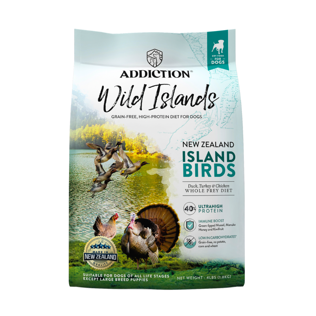 Addiction Wild Islands Island Bird Premium Duck, Turkey & Chicken Dry ...