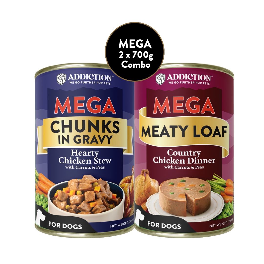 Mega Chicken Wet Duo - 2x700g – Addiction NZ