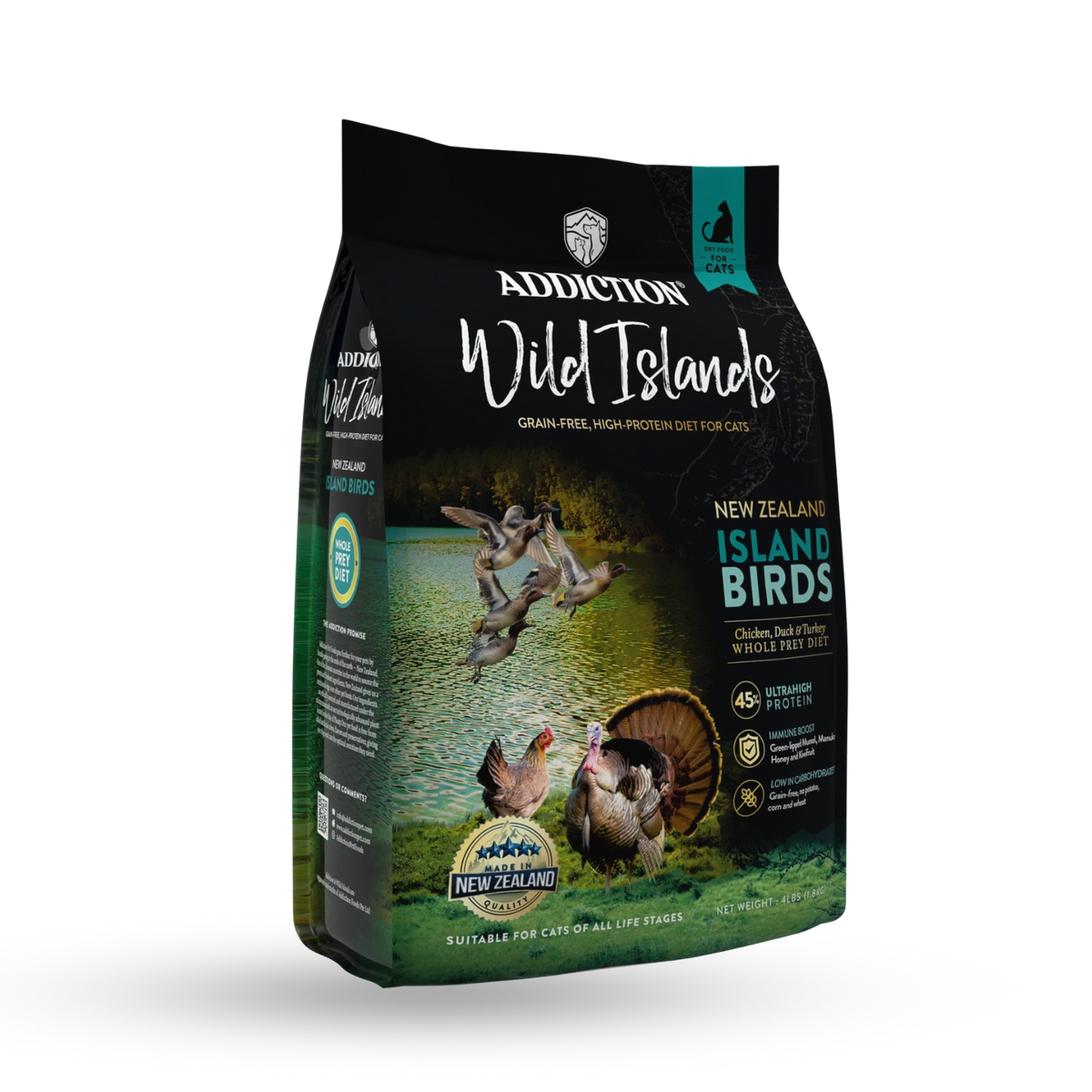 Addiction Wild Islands Island Bird New Zealand Duck, Turkey & Chicken ...